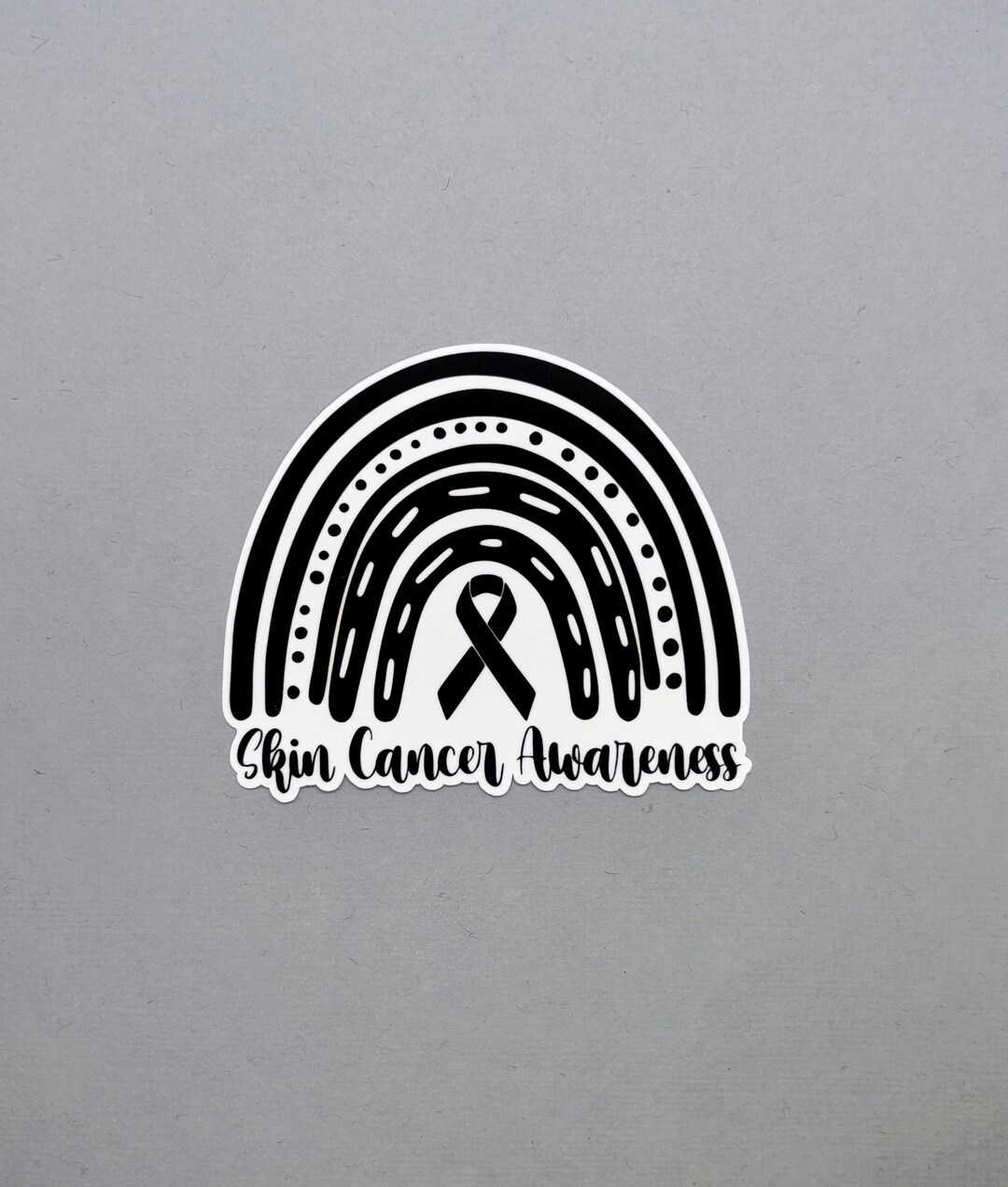Skin Cancer Awareness Rainbow Sticker | Skin Cancer Sticker | Skin ...