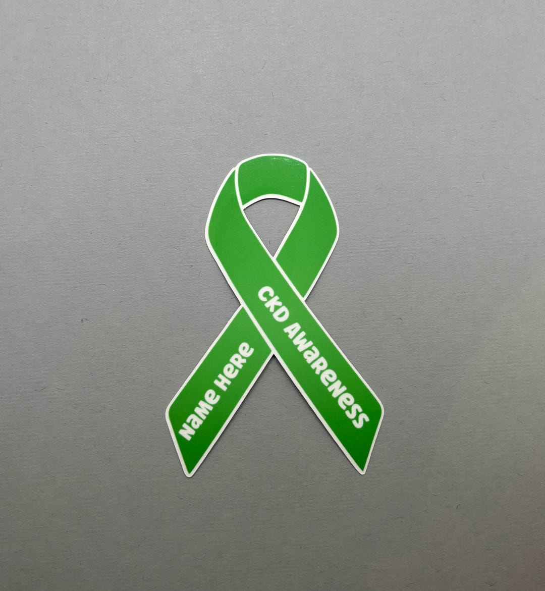 CKD (chronic Kidney Disease) Awareness Custom Ribbon Sticker| CKD ...