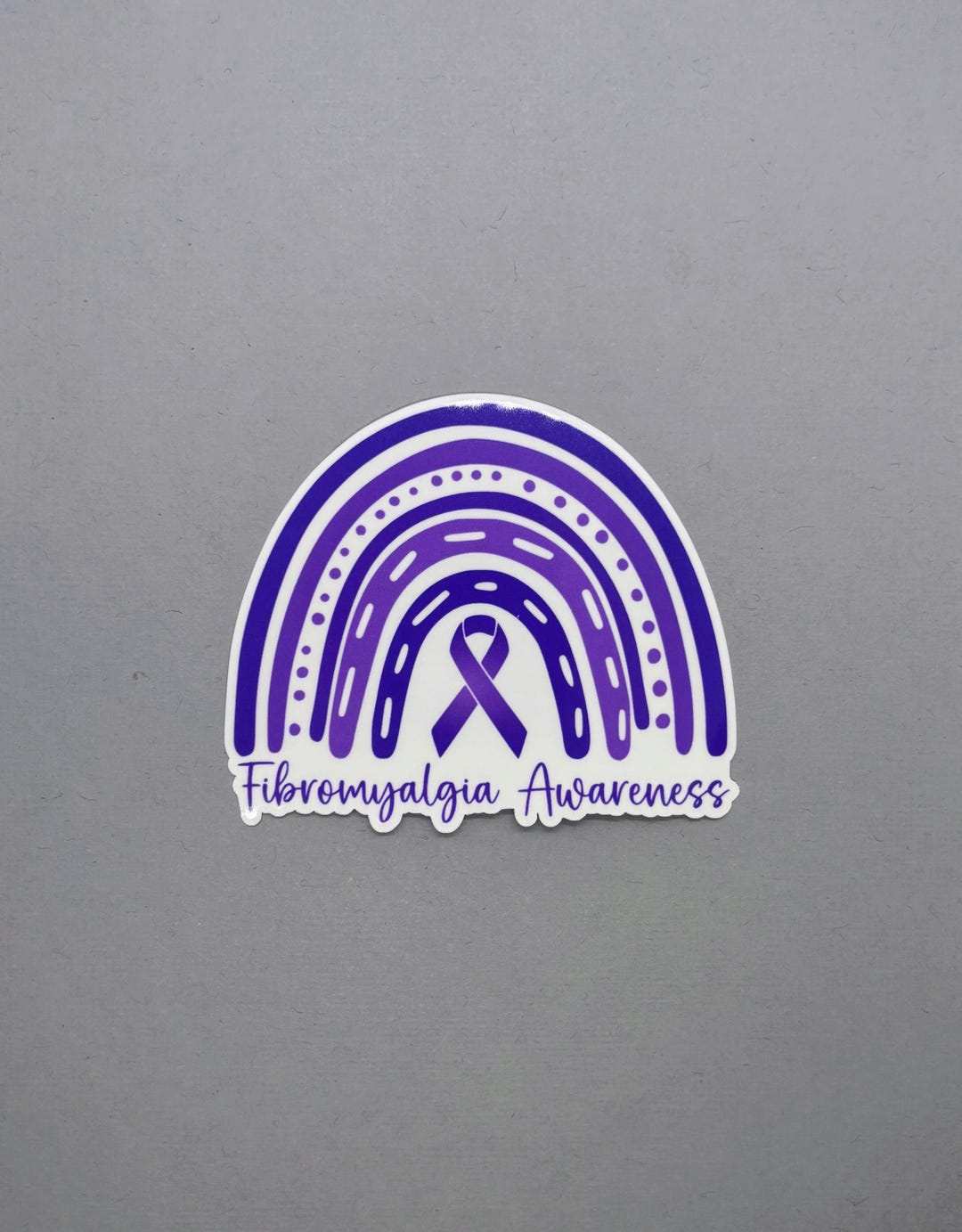 Fibromyalgia Awareness Rainbow Sticker | Fibromyalgia Awareness Sticker ...