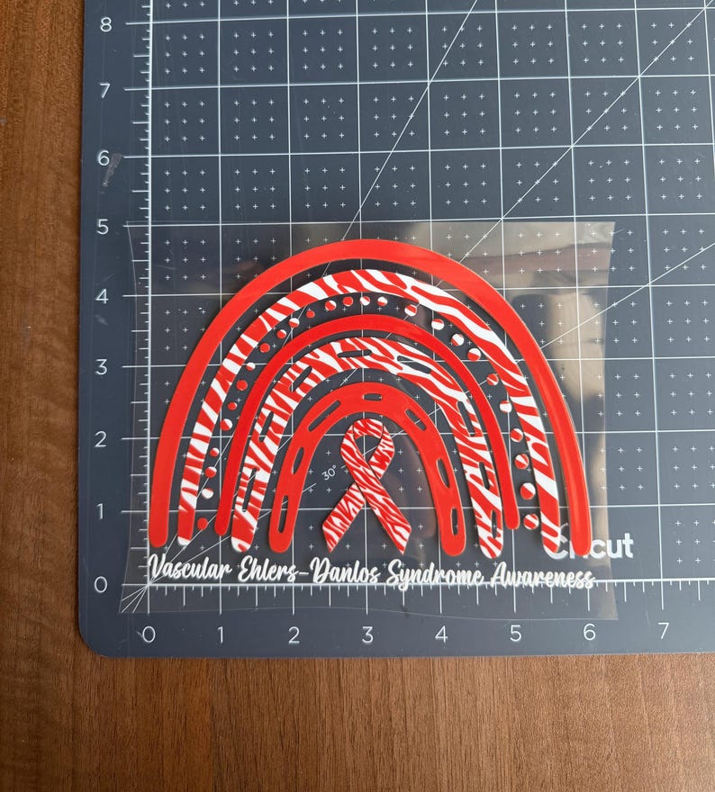 Vascular Ehlers-danlos Syndrome (VEDS) Awareness Rainbow Car Decal | UV ...