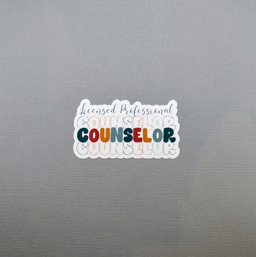 Licensed Professional Counselor Sticker Gift for LPC Gift for Him Gift ...