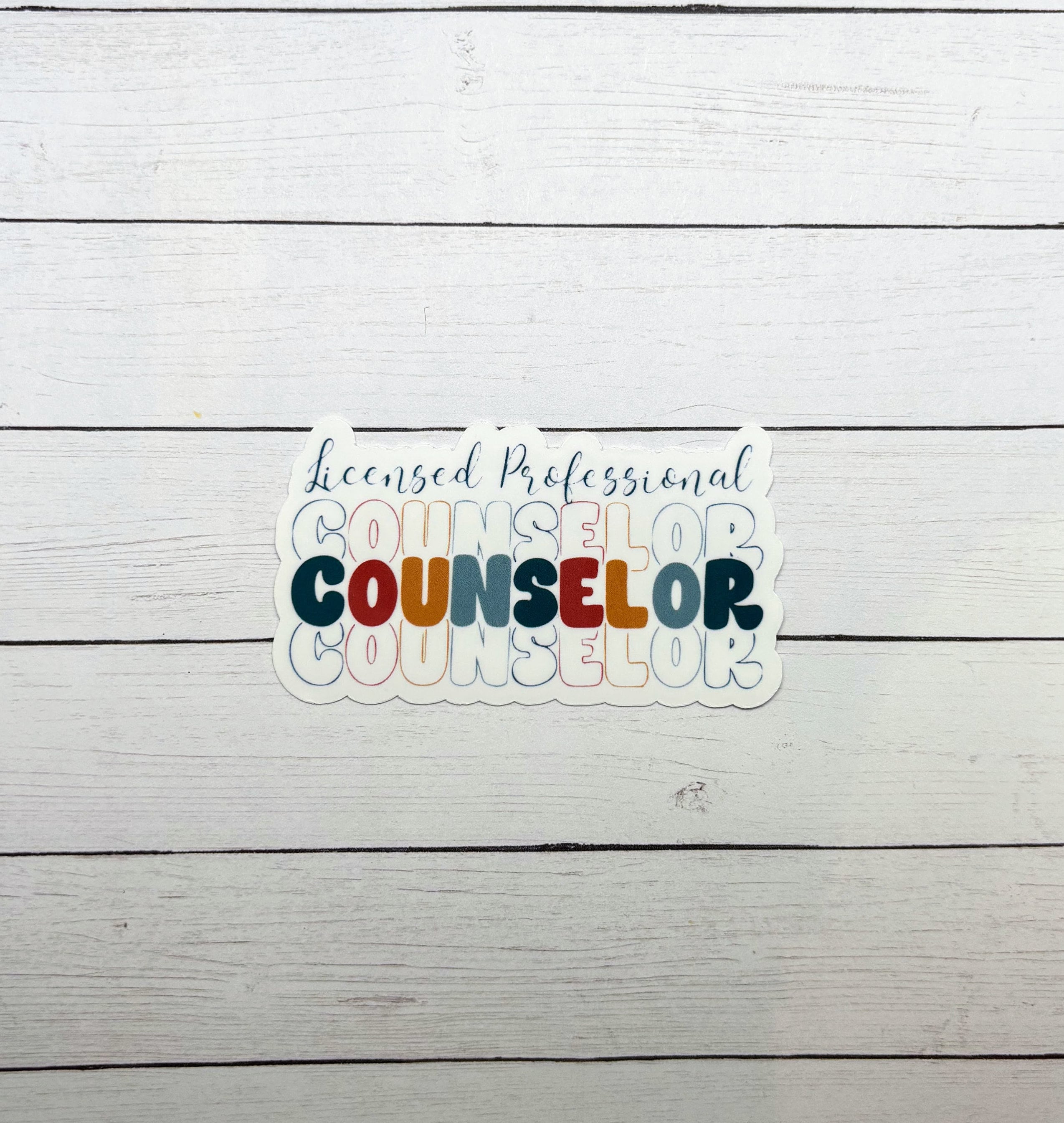 Licensed Professional Counselor Sticker Gift for LPC Gift for Him Gift ...