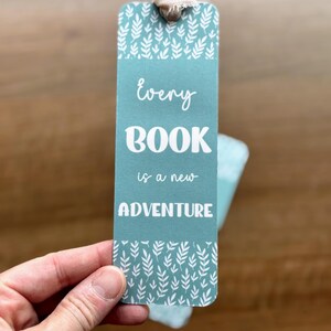 Every Book is a New Adventure Bookmark | Gift for Mom | Gift for ...