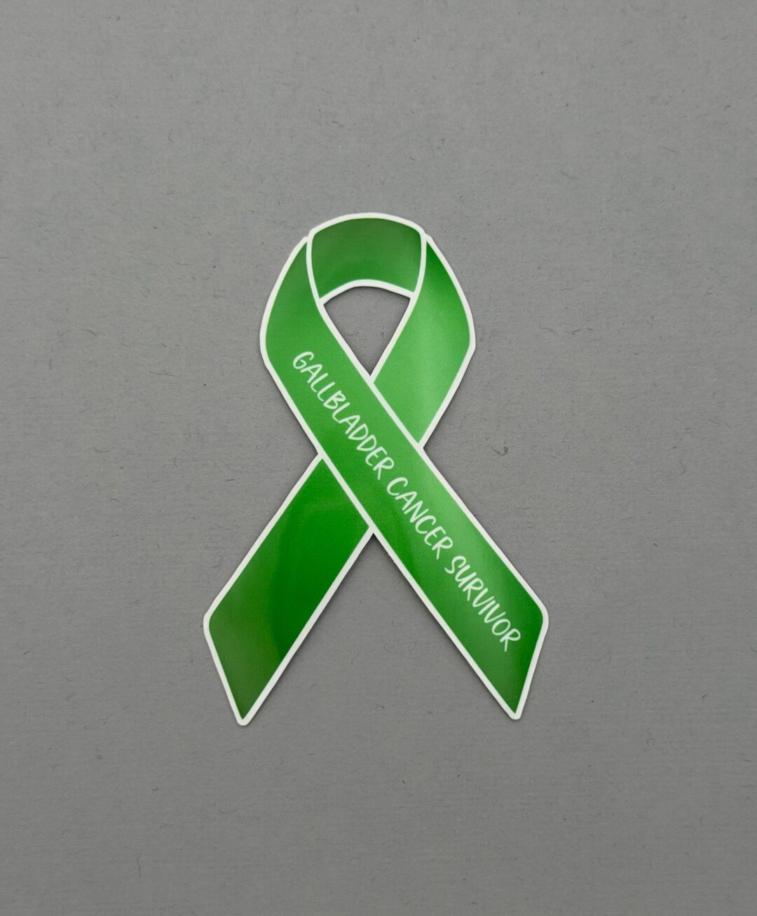 Gallbladder Cancer Survivor Ribbon Sticker | Water Resistant Sticker - Etsy