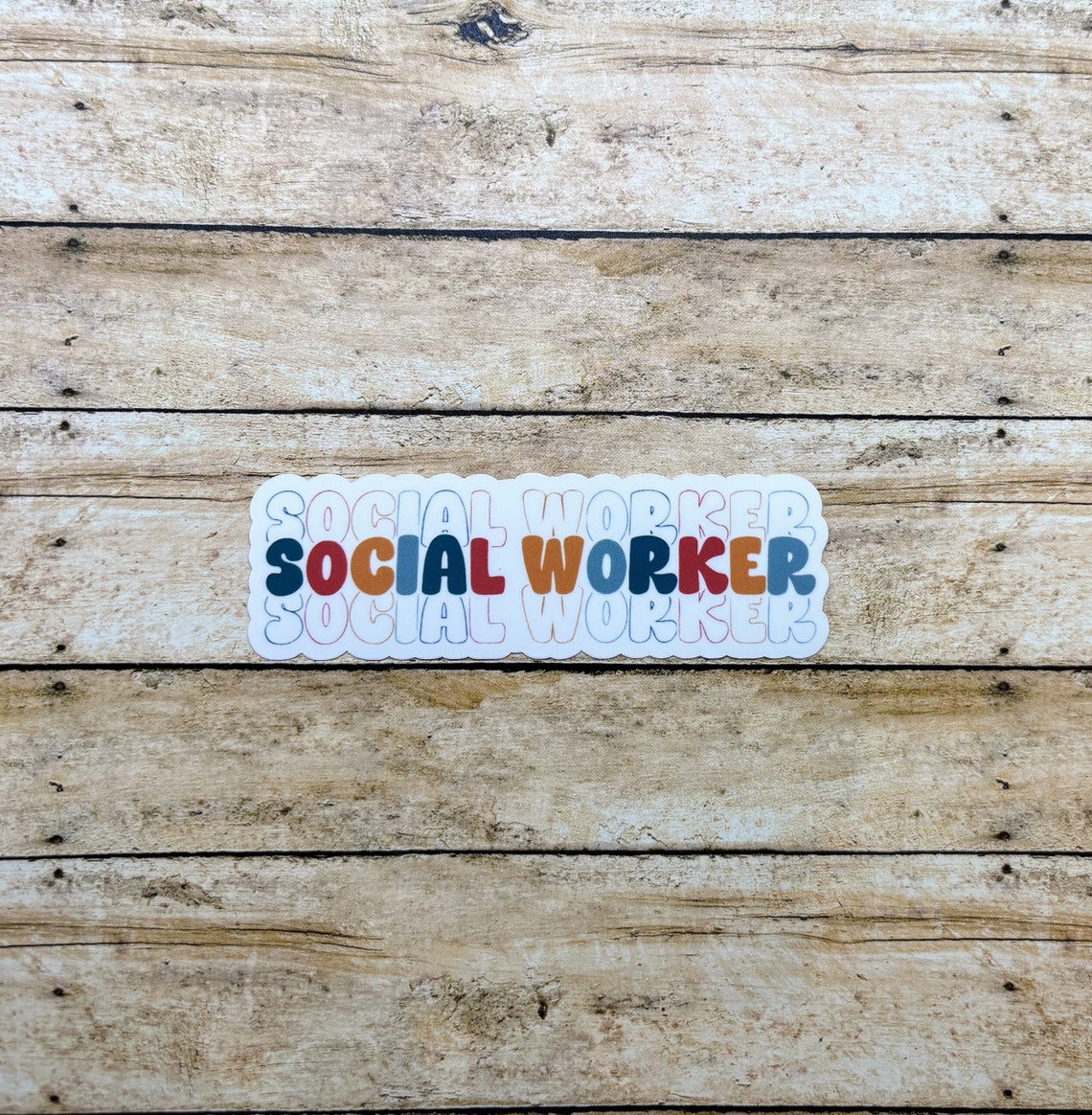 Social Worker Sticker Gift for Social Worker Gift for Him Gift for Her ...