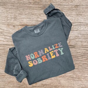 Normalize Sobriety T Shirt | Long Sleeve Shirt | Crewneck | Normalize ...