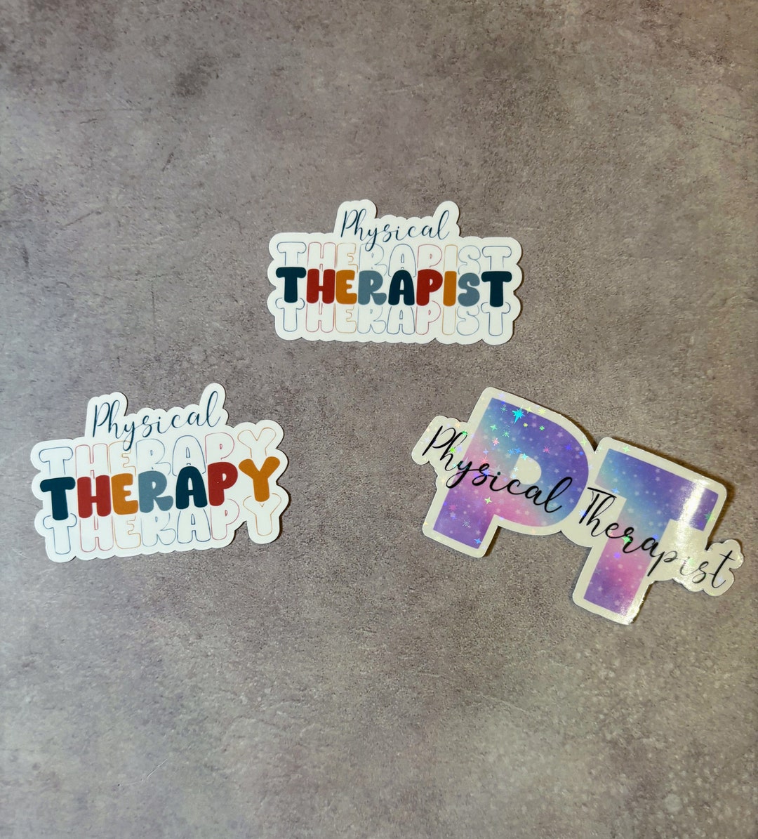Physical Therapist 3 Pack Sticker Bundle | Physical Therapy | Gift for ...