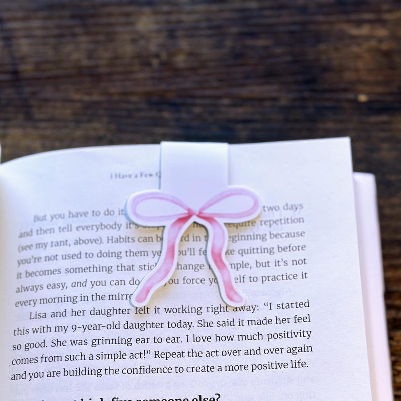 Pink Bow Fridge Magnet - Etsy