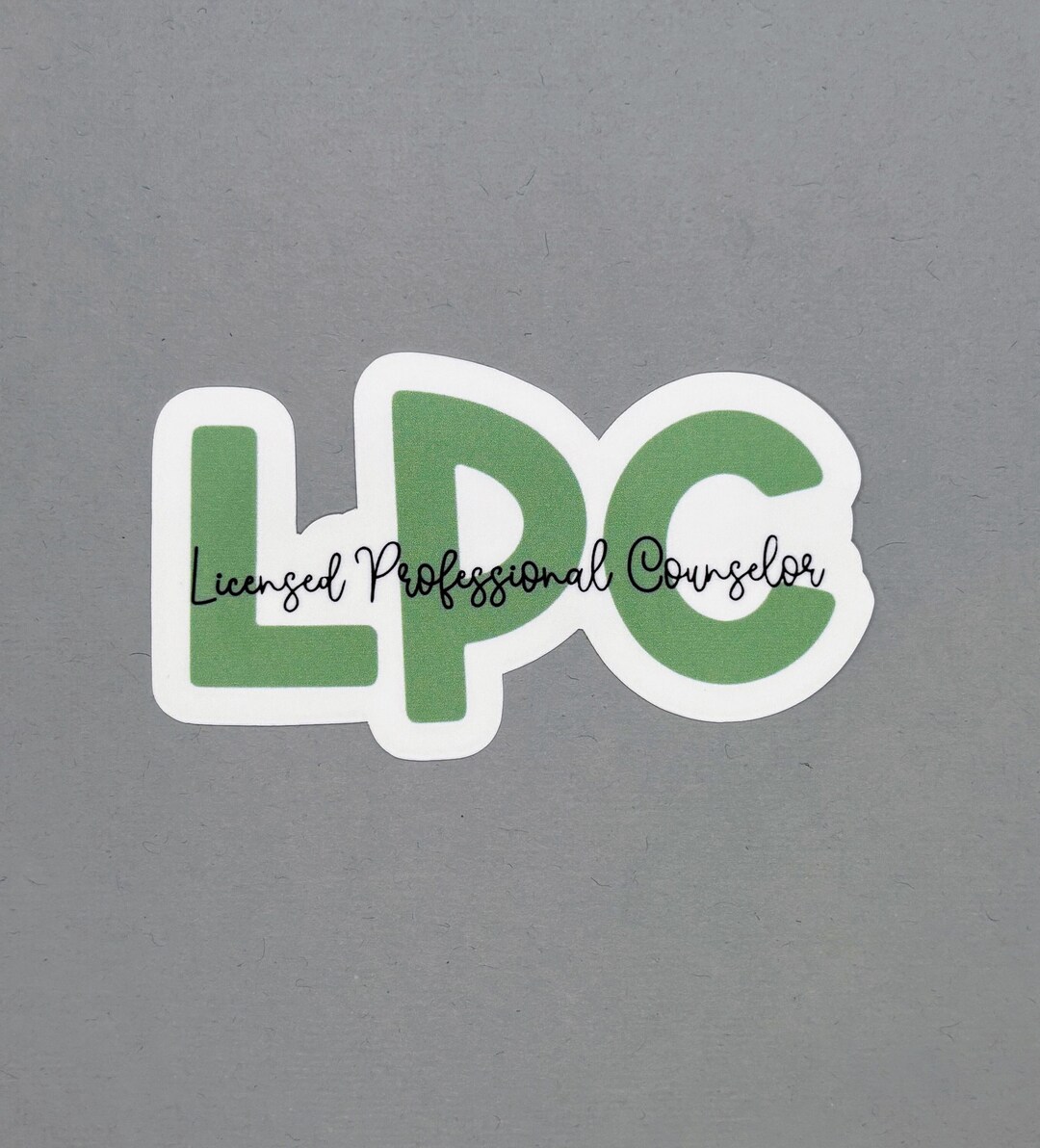 Licensed Professional Counselor Sticker Gift for LPC Gift for Him Gift ...