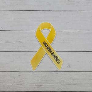 Spina Bifida Awareness Ribbon Sticker | Spina Bifida Sticker | Spina ...