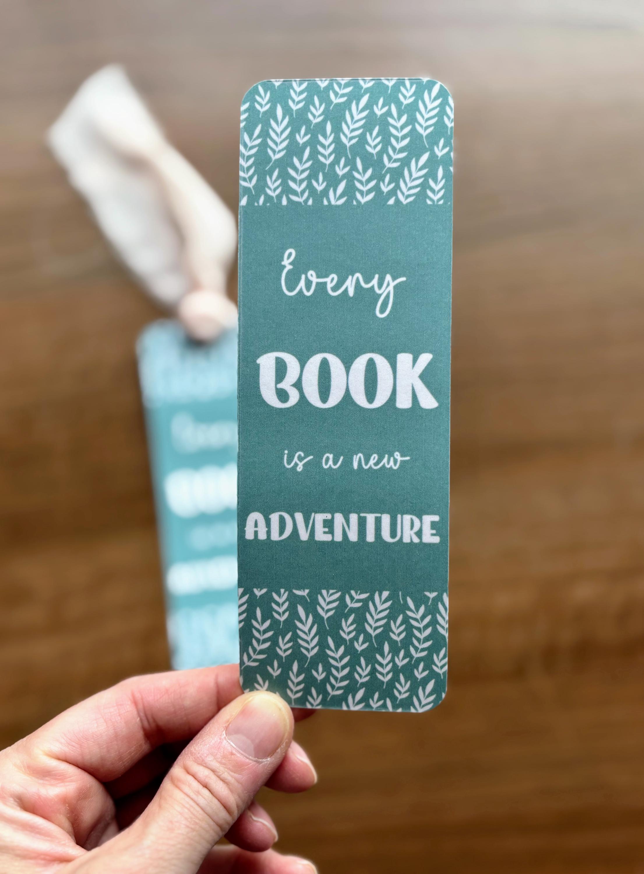 Every Book is a New Adventure Bookmark | Gift for Mom | Gift for ...