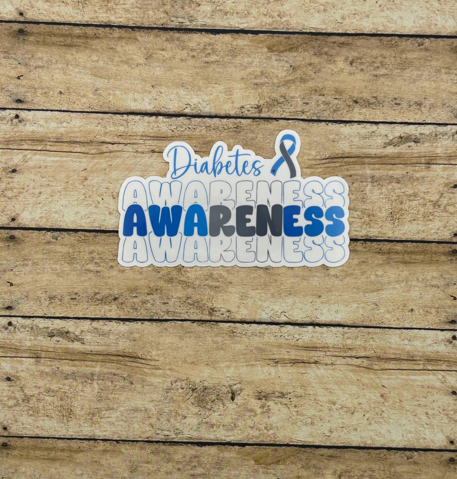 Diabetes Awareness Sticker: Water Resistant Sticker - Etsy