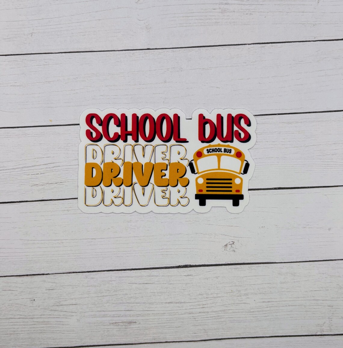 School Bus Driver Sticker | Gift for School Bus Driver| Gift for Her ...