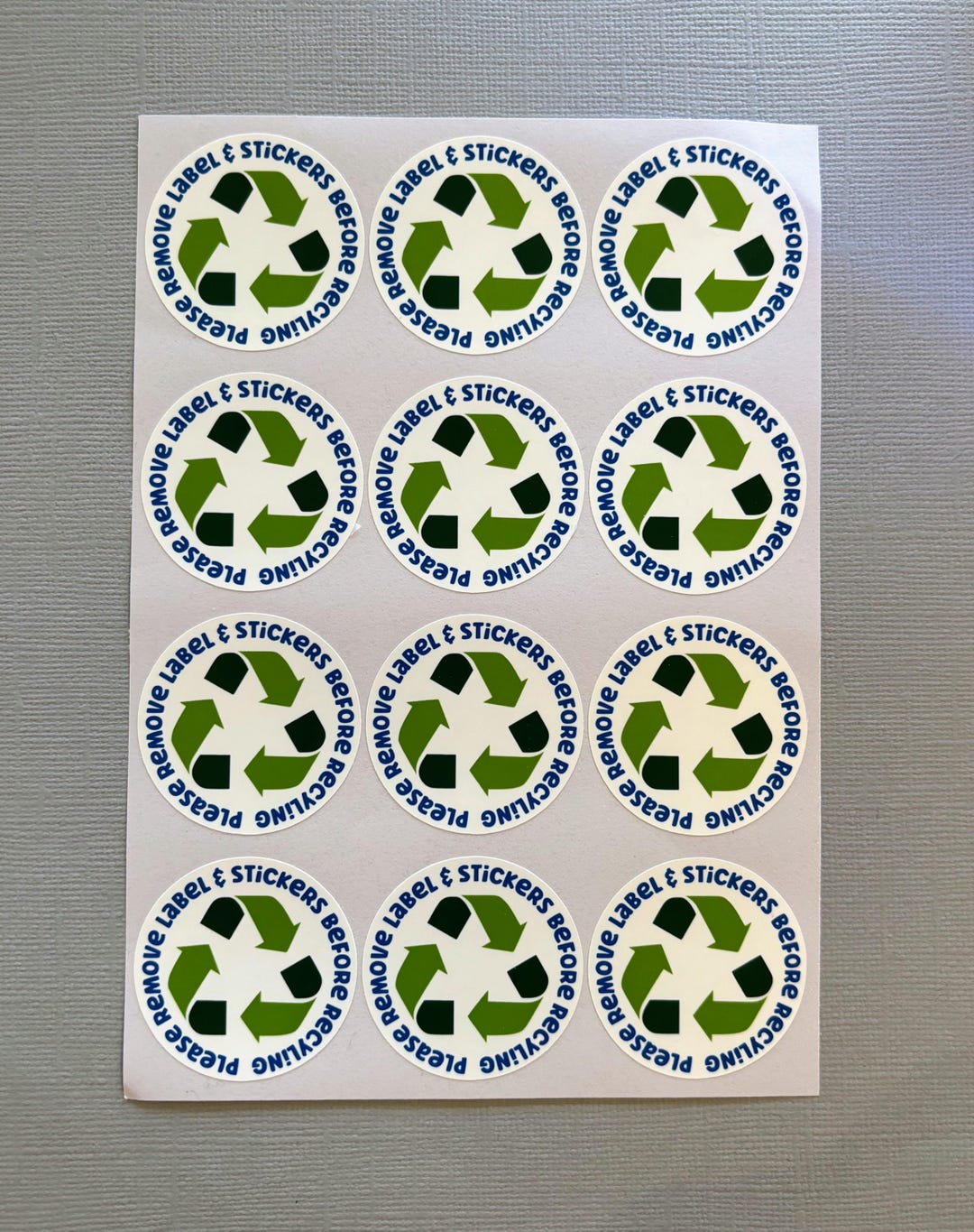 Please Remove Label & Stickers Before Recycling - Small Business ...