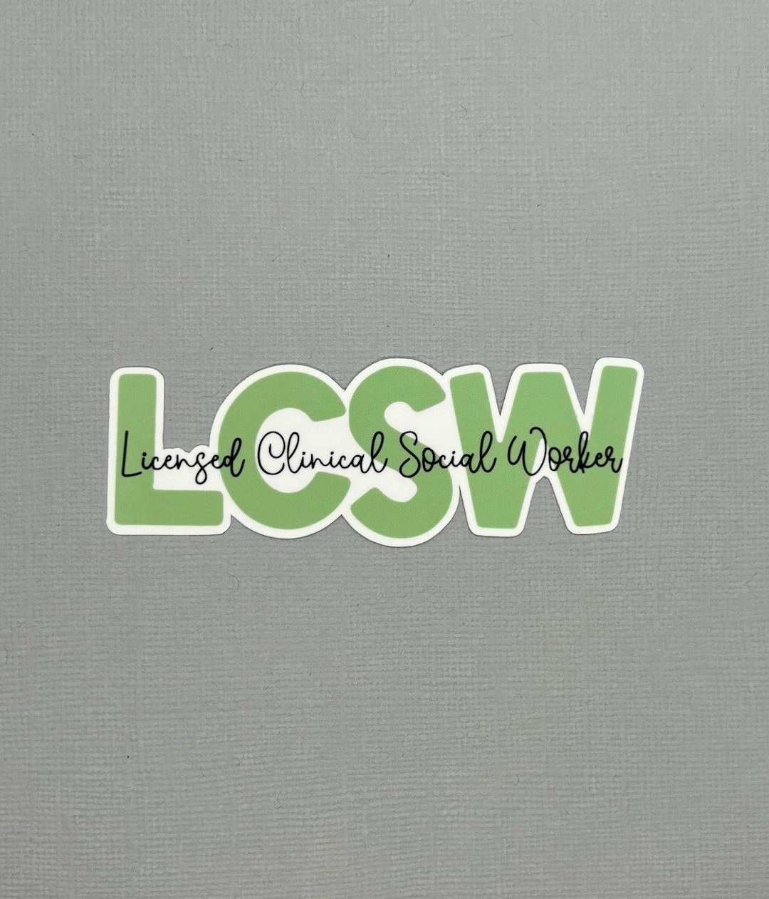 Licensed Clinical Social Worker - LCSW Sticker | Gift for Social Worker ...