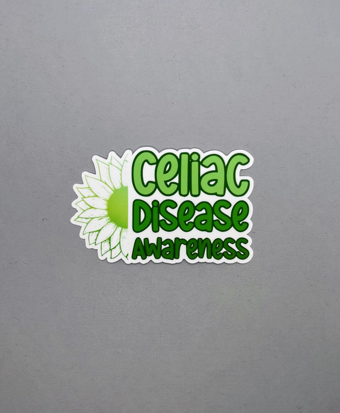 Celiac Disease Awareness Sunflower Sticker | Celiac Disease Sticker ...