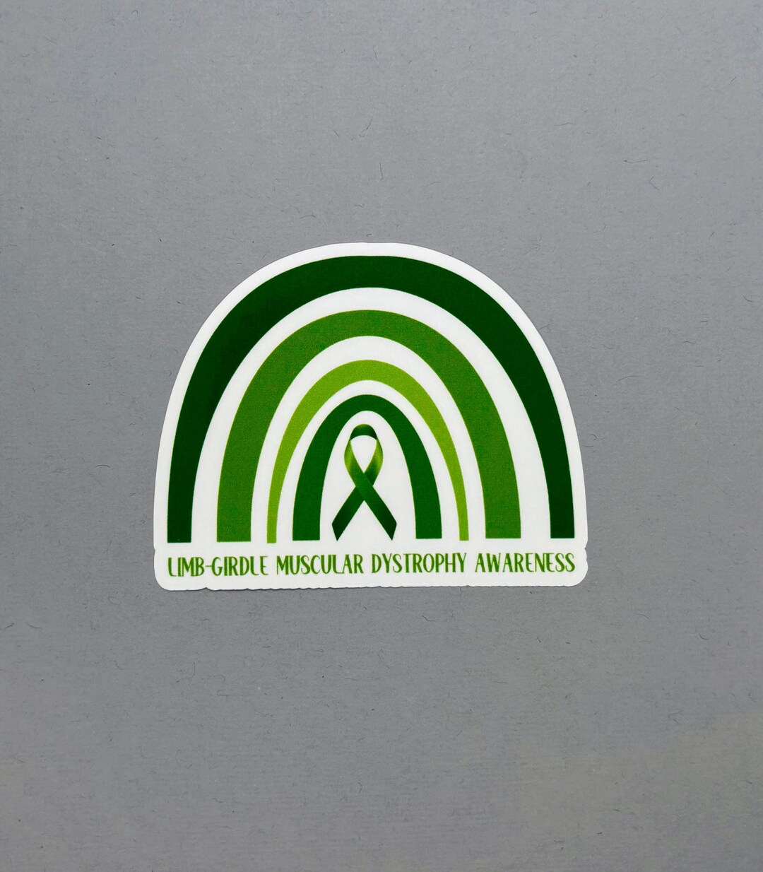 Limb-girdle Muscular Dystrophy Awareness Rainbow Sticker | Limb-girdle ...