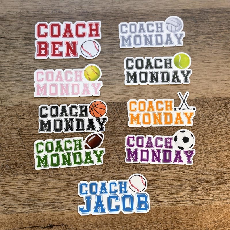 Custom Tennis Stickers - Etsy