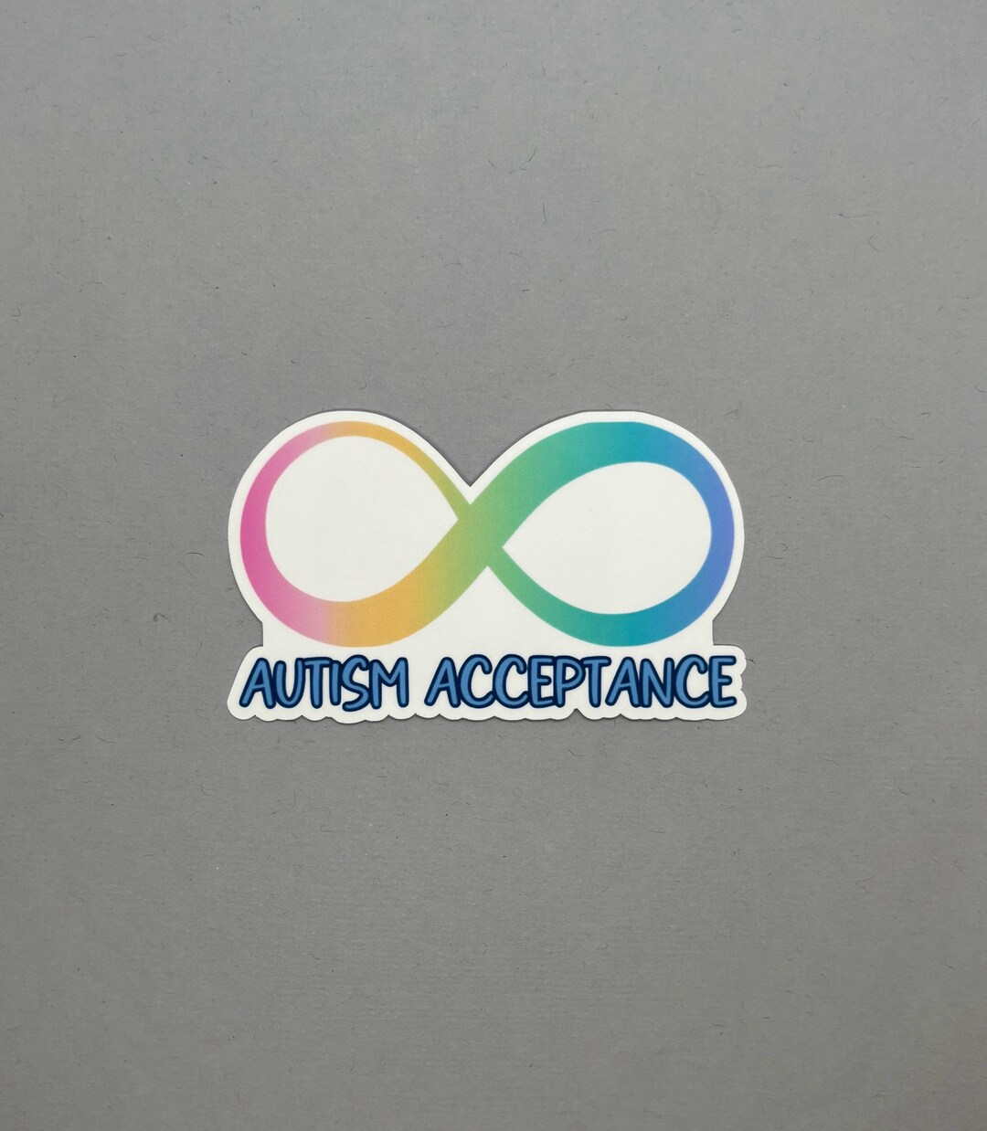 Autism Acceptance Infinity Sticker | Autism Sticker | Autism Awareness ...