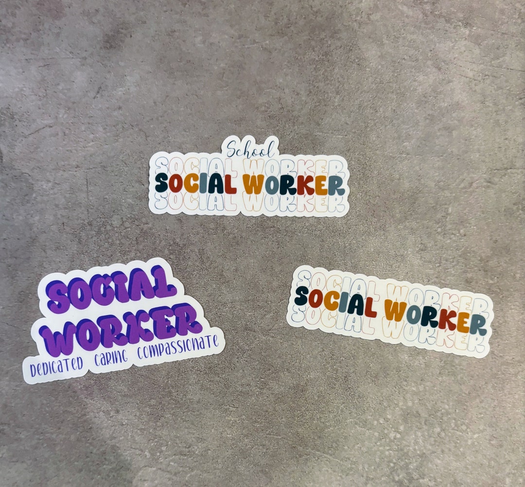 School Social Worker 3 Sticker Bundle | School Social Worker | Gift for ...