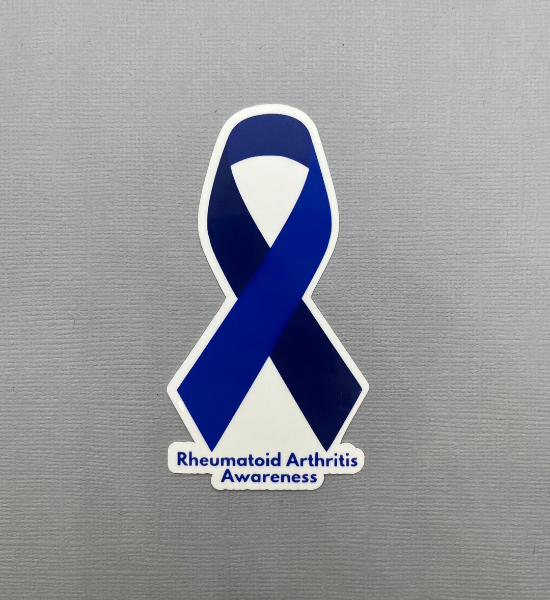 Rheumatoid Arthritis Awareness Purple Ribbon Sticker | Autoimmune ...