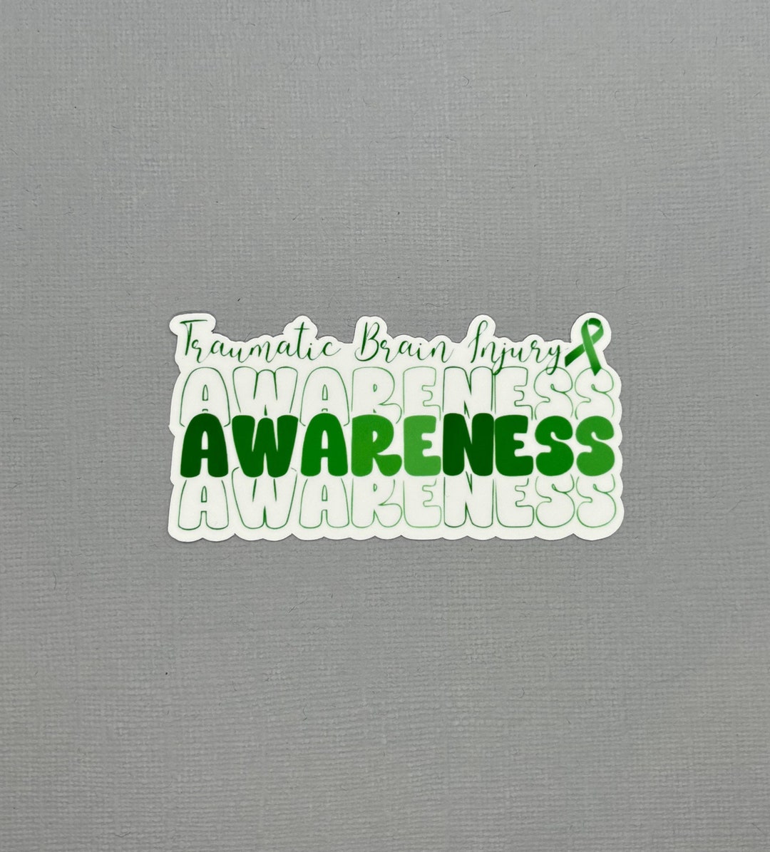 Traumatic Brain Injury Awareness Sticker | TBI Awareness | TBI Sticker ...