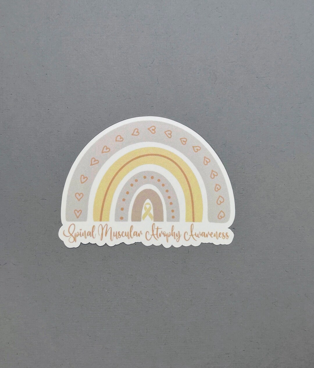 Spinal Muscular Atrophy Awareness Rainbow Sticker | Spinal Muscular ...