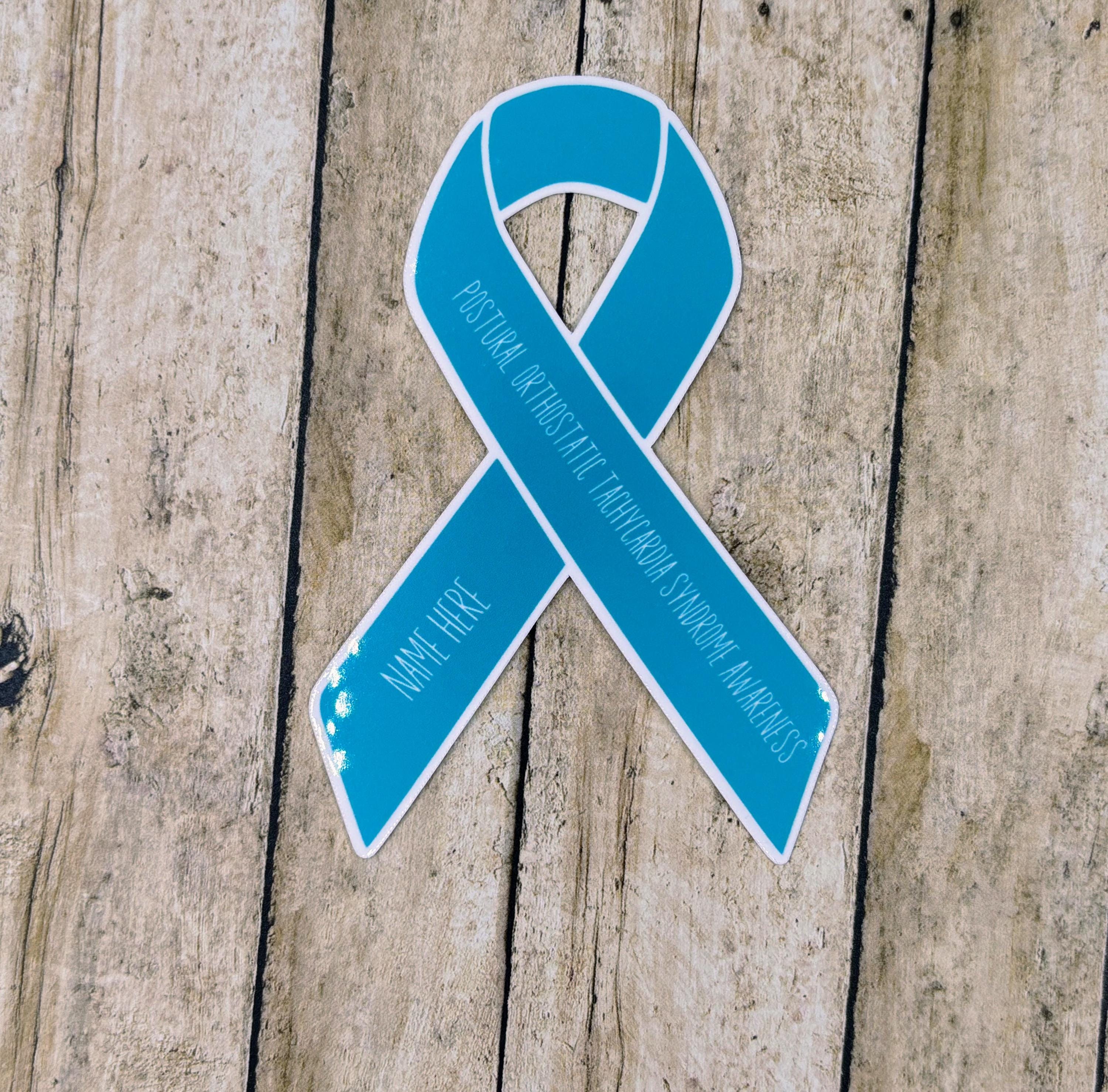 Postural Orthostatic Tachycardia Syndrome Awareness Custom Ribbon ...