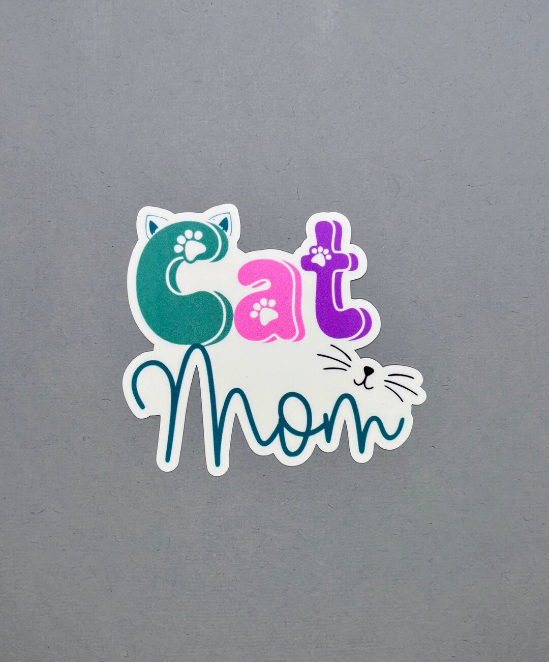 Cat Mom Sticker | Gift for Mom | Gift for Her | Gift for Mother's Day ...