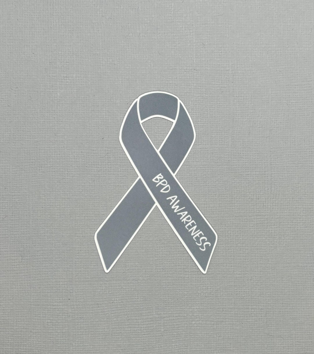 BPD (borderline Personality Disorder) Awareness Ribbon Sticker | BPD ...