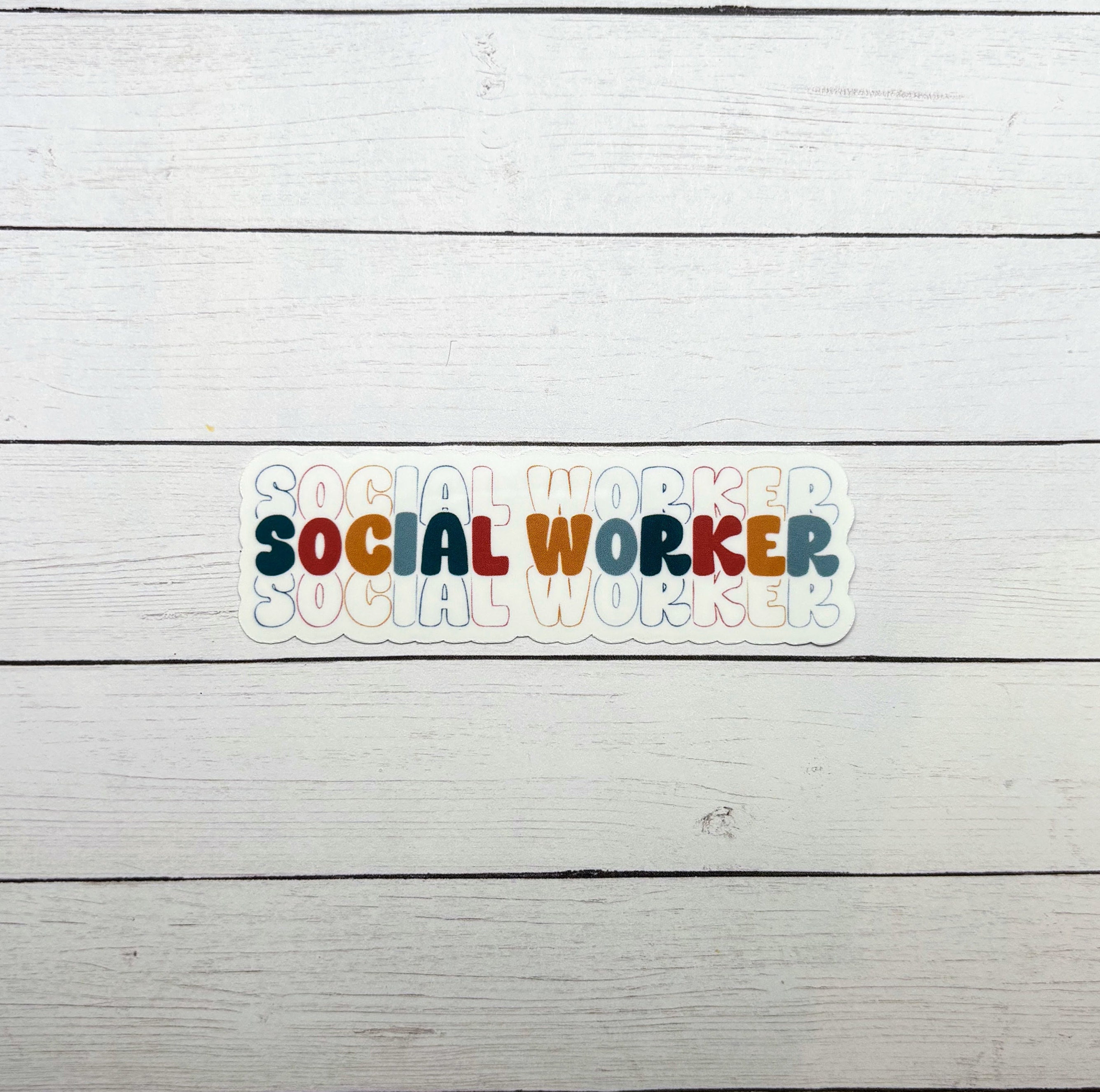 Social Worker Sticker Gift for Social Worker Gift for Him Gift for Her ...