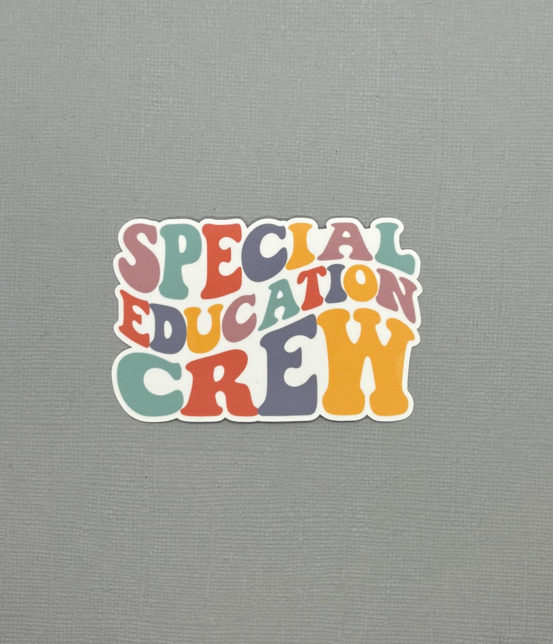 Special Education Crew Retro Sticker | SPED Sticker | Special Education ...