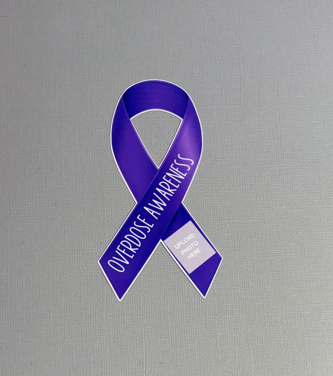 Customizable Overdose Awareness Ribbon Sticker | Overdose Awareness ...