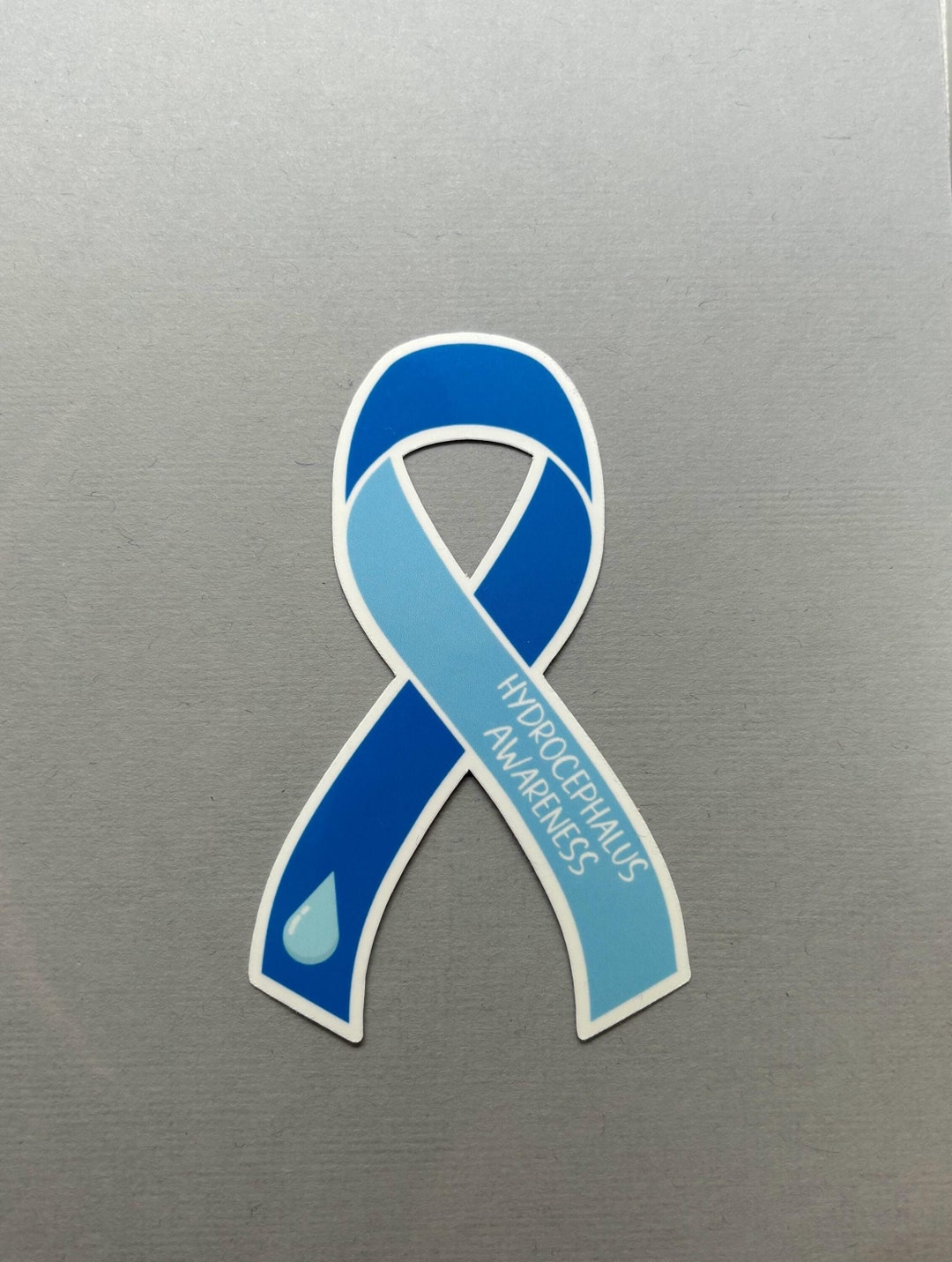 Hydrocephalus Awareness Ribbon Sticker | Hydrocephalus Sticker ...