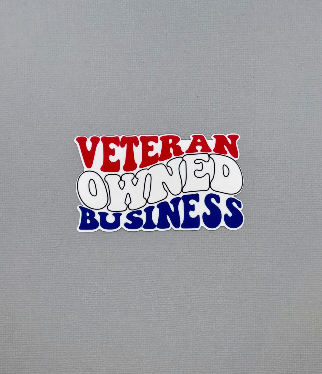 Veteran Owned Business Sticker or Magnet | Small Business Sticker ...