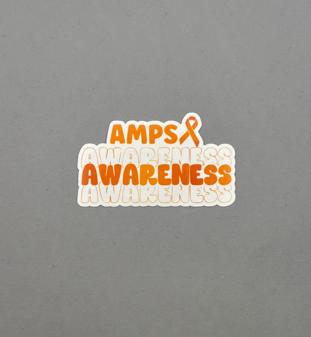 AMPS Awareness Sticker: Amplified Musculoskeletal Pain Syndrome - Water ...