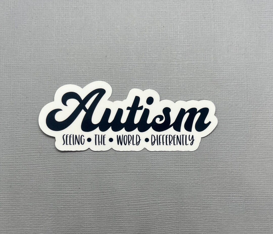Autism Seeing the World Differently Sticker | Autism Awareness | Autism ...