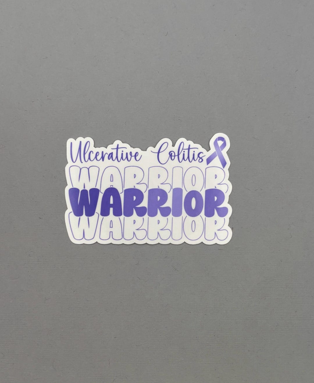 Ulcerative Colitis Warrior Sticker | Ulcerative Colitis Sticker ...