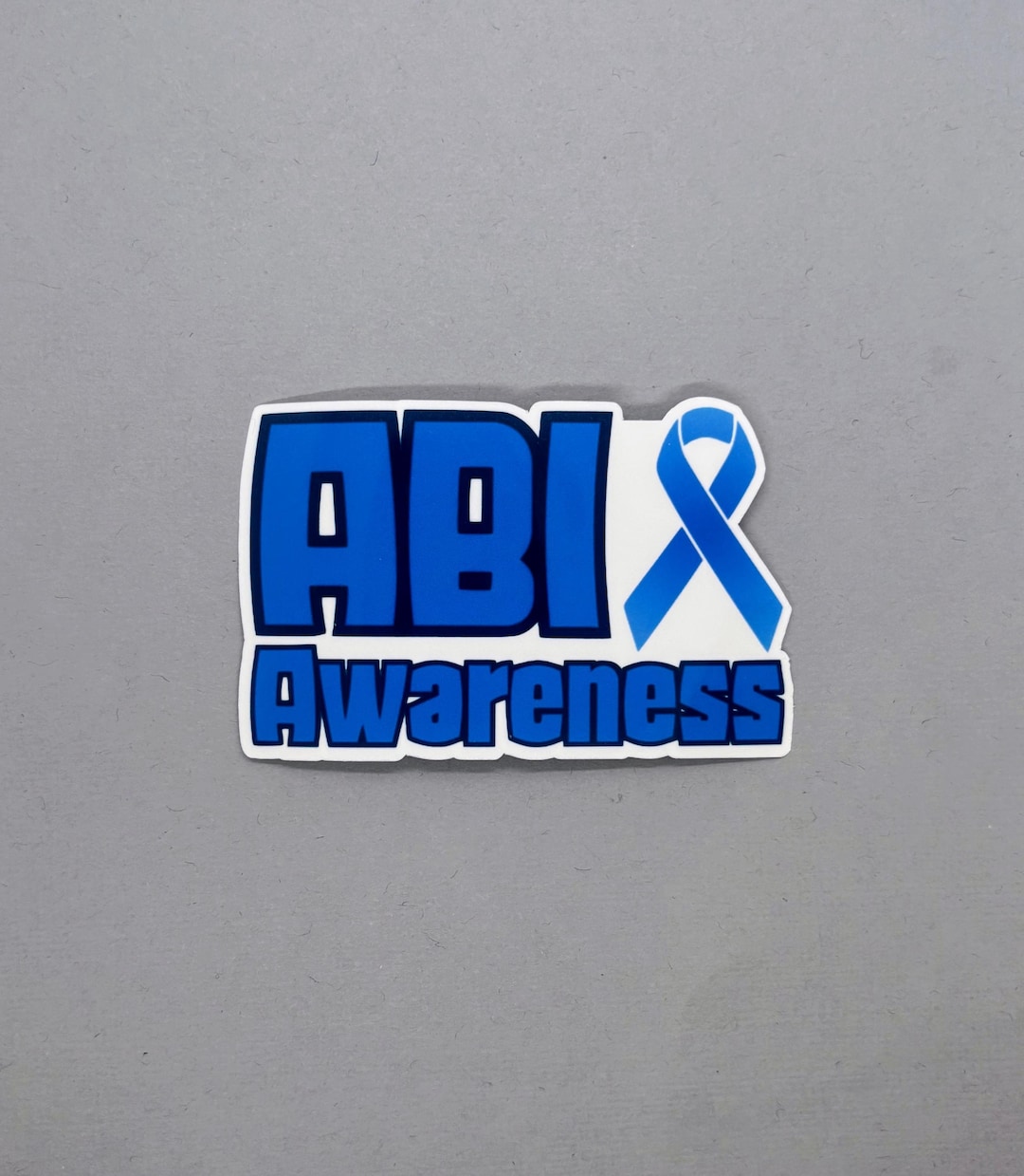 ABI Awareness With Ribbon Sticker | Acquired Brain Injury Awareness ...
