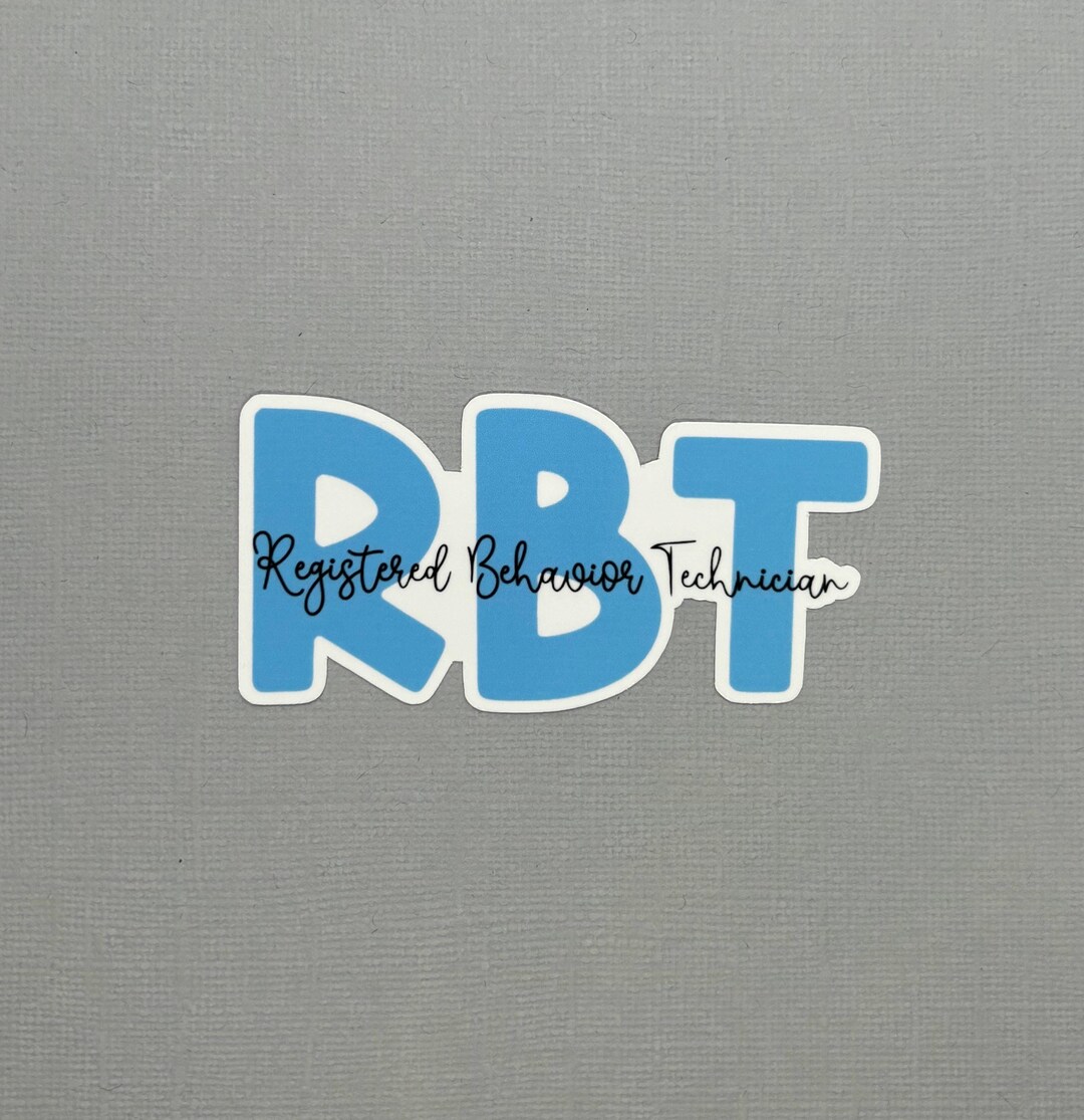 Registered Behavior Technician Sticker | RBT Sticker | ABA Sticker ...