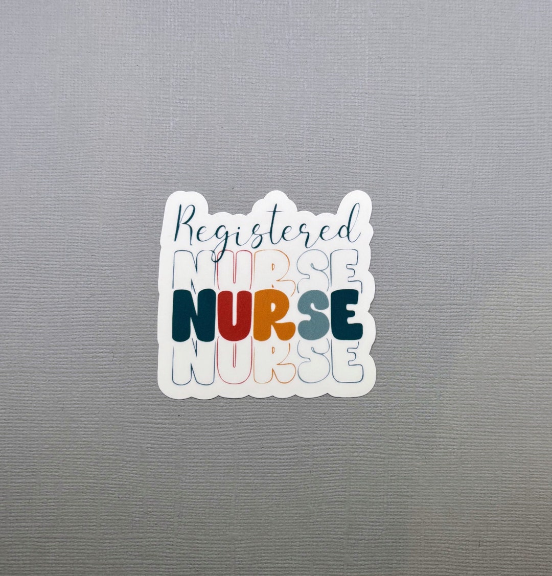 Registered Nurse Sticker | Nurse Appreciation Gift | Gift for Nurse ...
