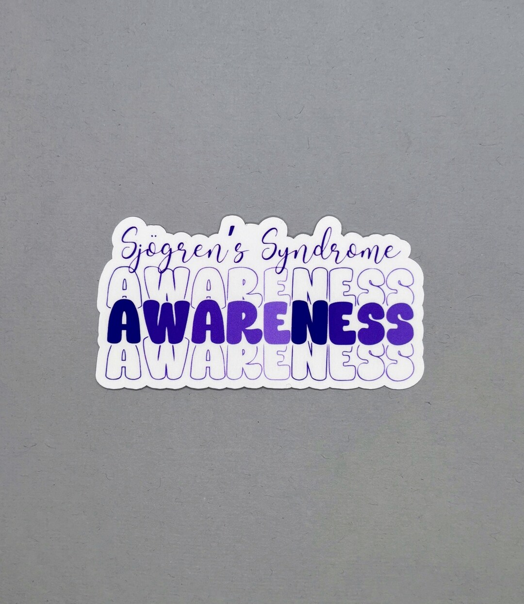 Sjogren's Syndrome Awareness Sticker | Autoimmune Disease Sticker ...