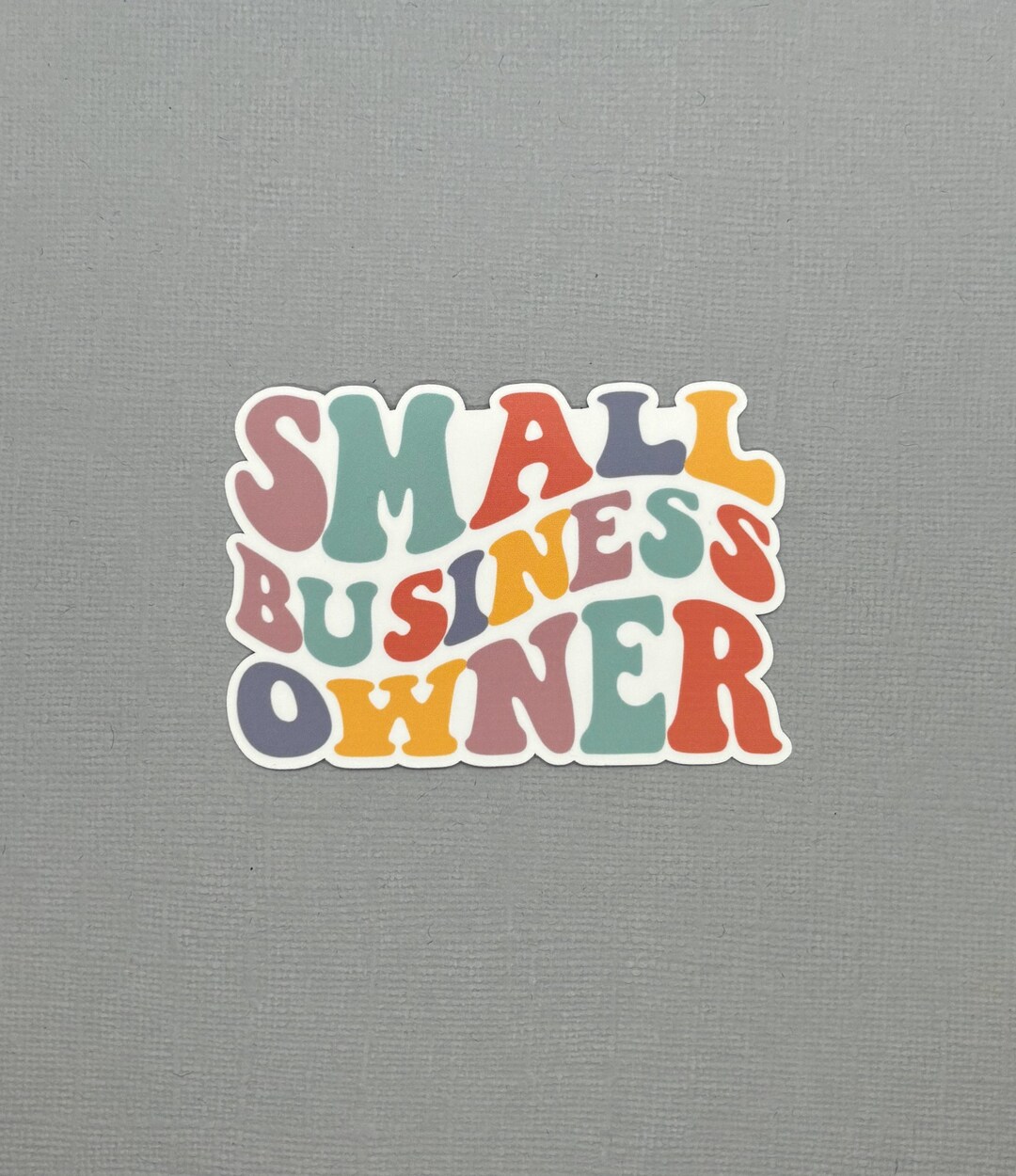 Small Business Owner Retro Sticker | Small Business Sticker | Small ...