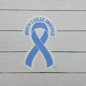 Addison's Disease Awareness Ribbon Sticker | Addison's Disease Sticker ...