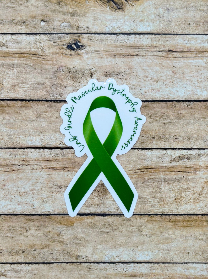 Limb-girdle Muscular Dystrophy Awareness Ribbon Sticker Limb-girdle ...