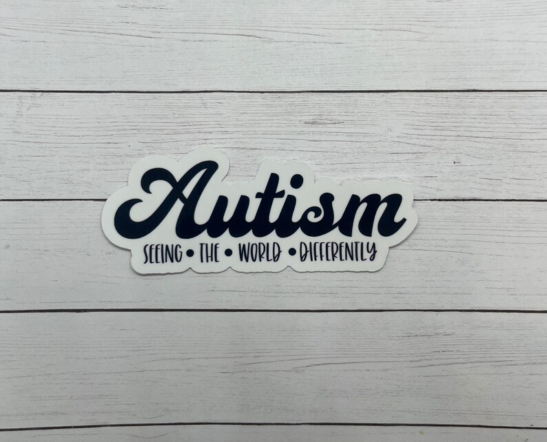 Autism Seeing the World Differently Sticker | Autism Awareness | Autism ...