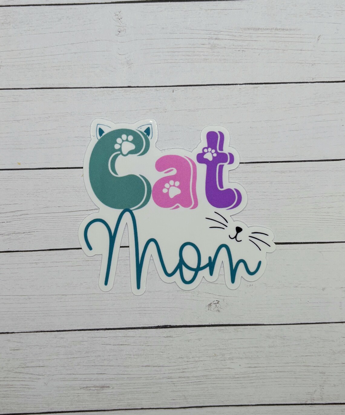 Cat Mom Sticker | Gift for Mom | Gift for Her | Gift for Mother's Day ...