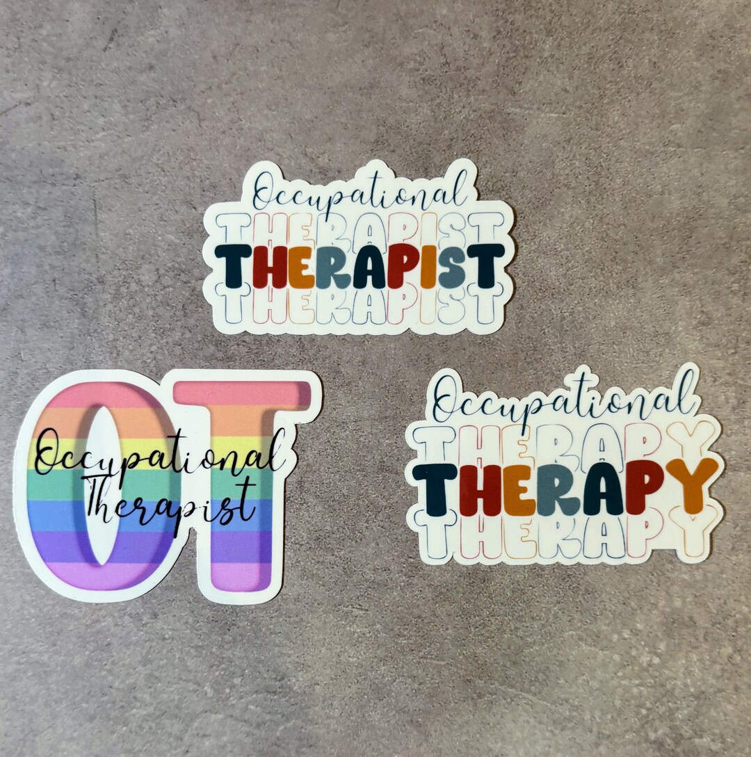 Occupational Therapist 3 Pack Sticker Bundle | Gift for Occupational ...