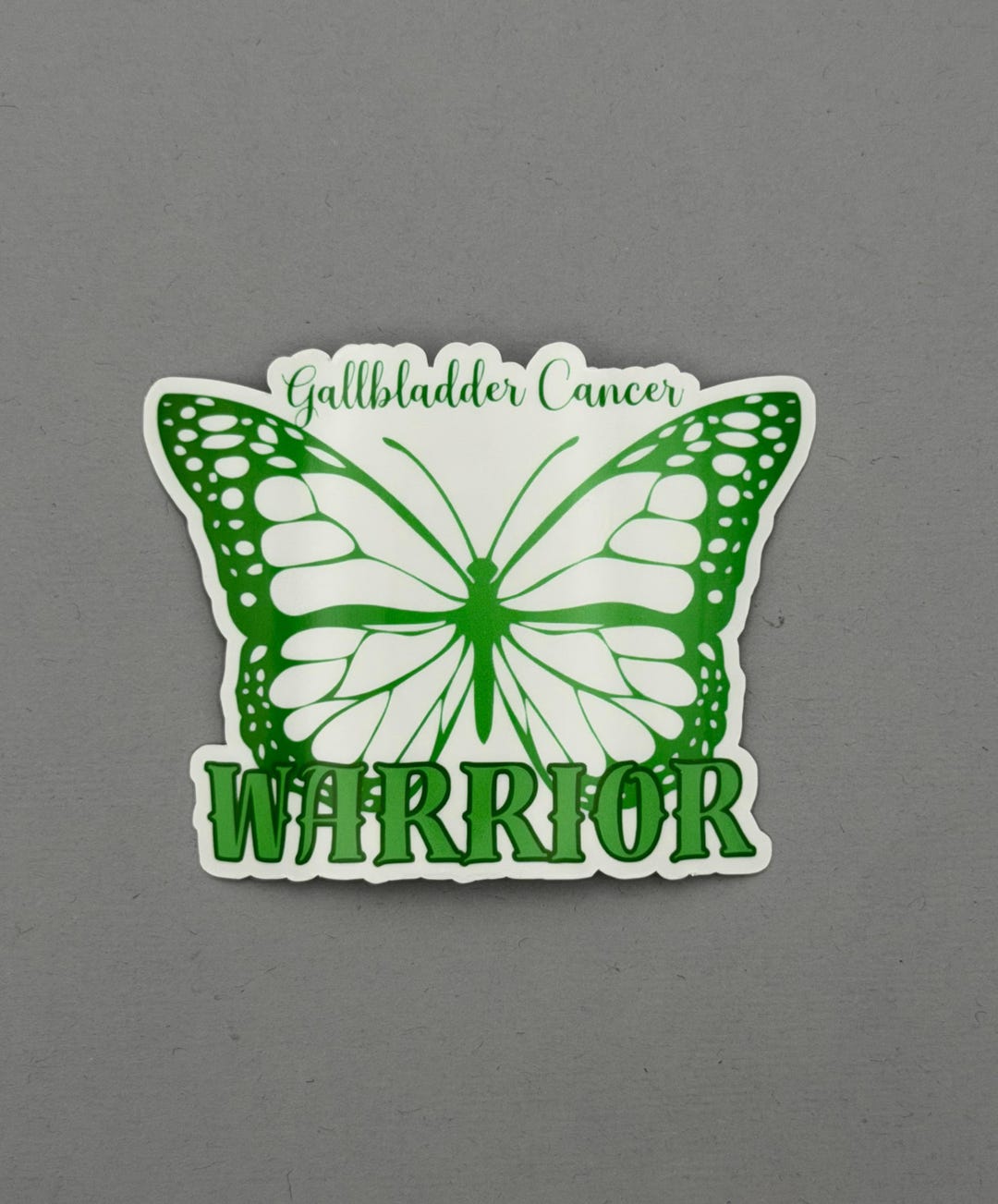 Gallbladder Cancer Warrior Butterfly Sticker | Water Resistant Sticker ...