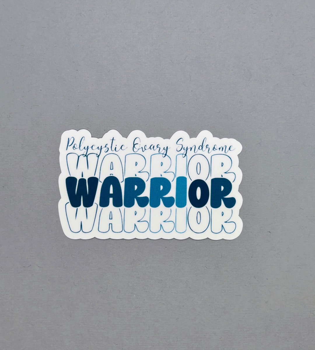 PCOS Warrior Sticker | Polycystic Ovary Syndrome | PCOS Sticker ...